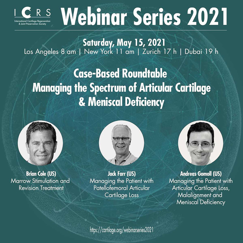 Upcoming Meetings - Dr Brian Cole Chicago, IL